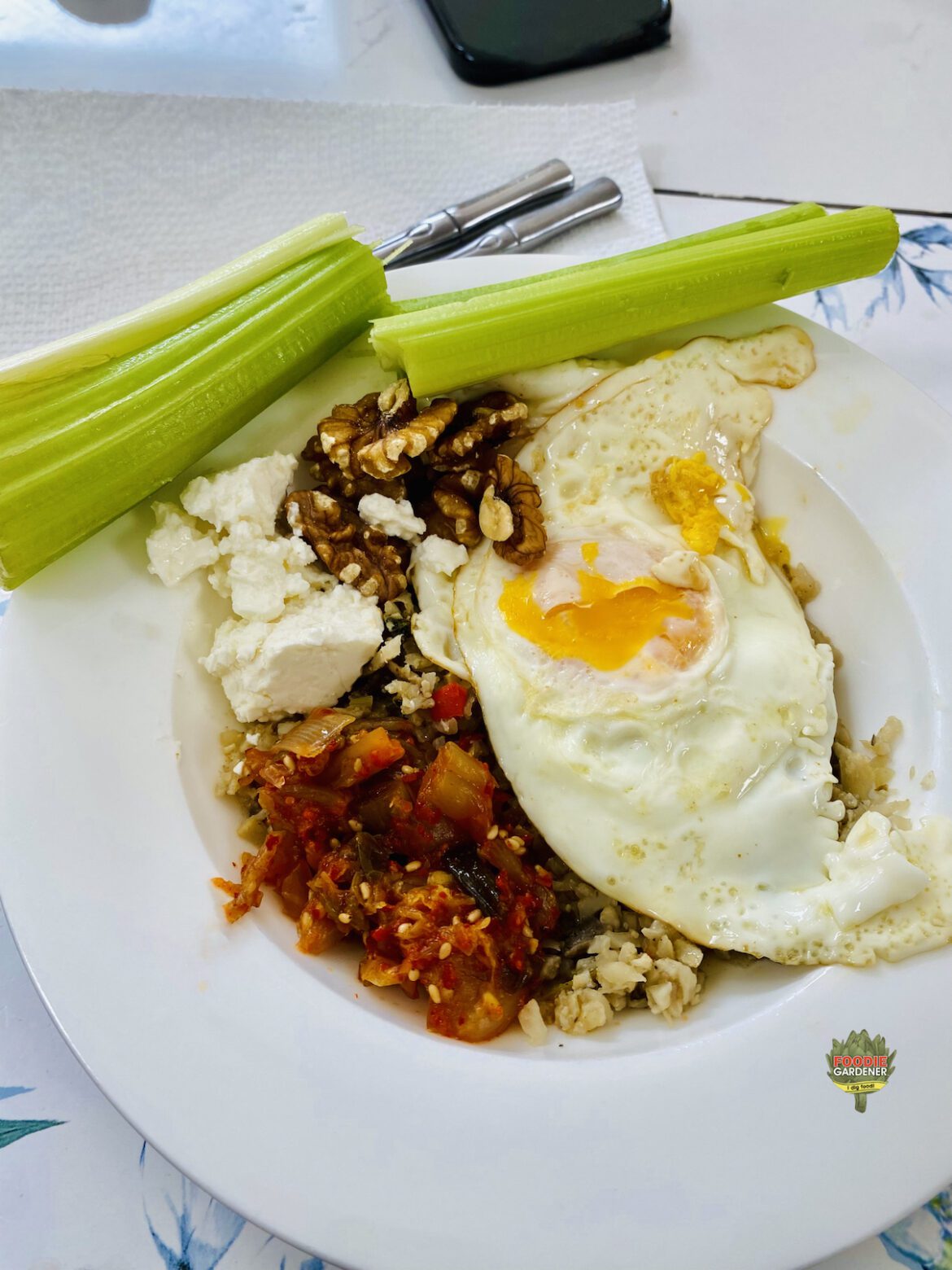 Healthful, Eclectic Vegetarian Meal! | The Foodie Gardener™